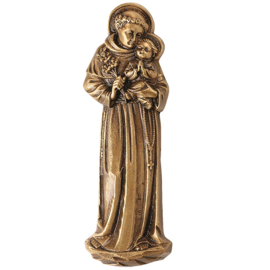 EMBLEM ST. ANTHONY H.23X7.5 SAND CASTING - Biondan