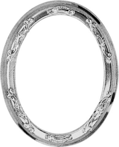 FRAME OVAL WALL MT. H.10X8 STANDARD STEEL - Biondan