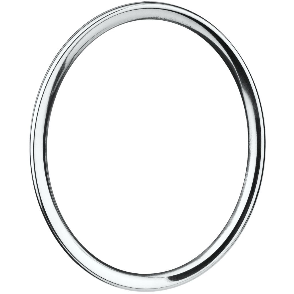 FRAME OVAL WALL S.STEEL H.10X8 - Biondan