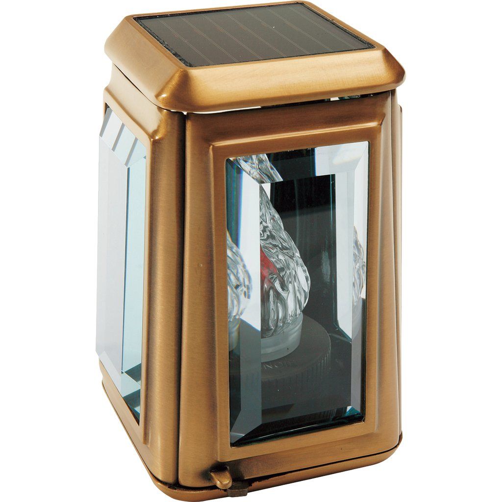 SOLAR LAMP BASE MOUNTED H.19.5X13X14 - Biondan