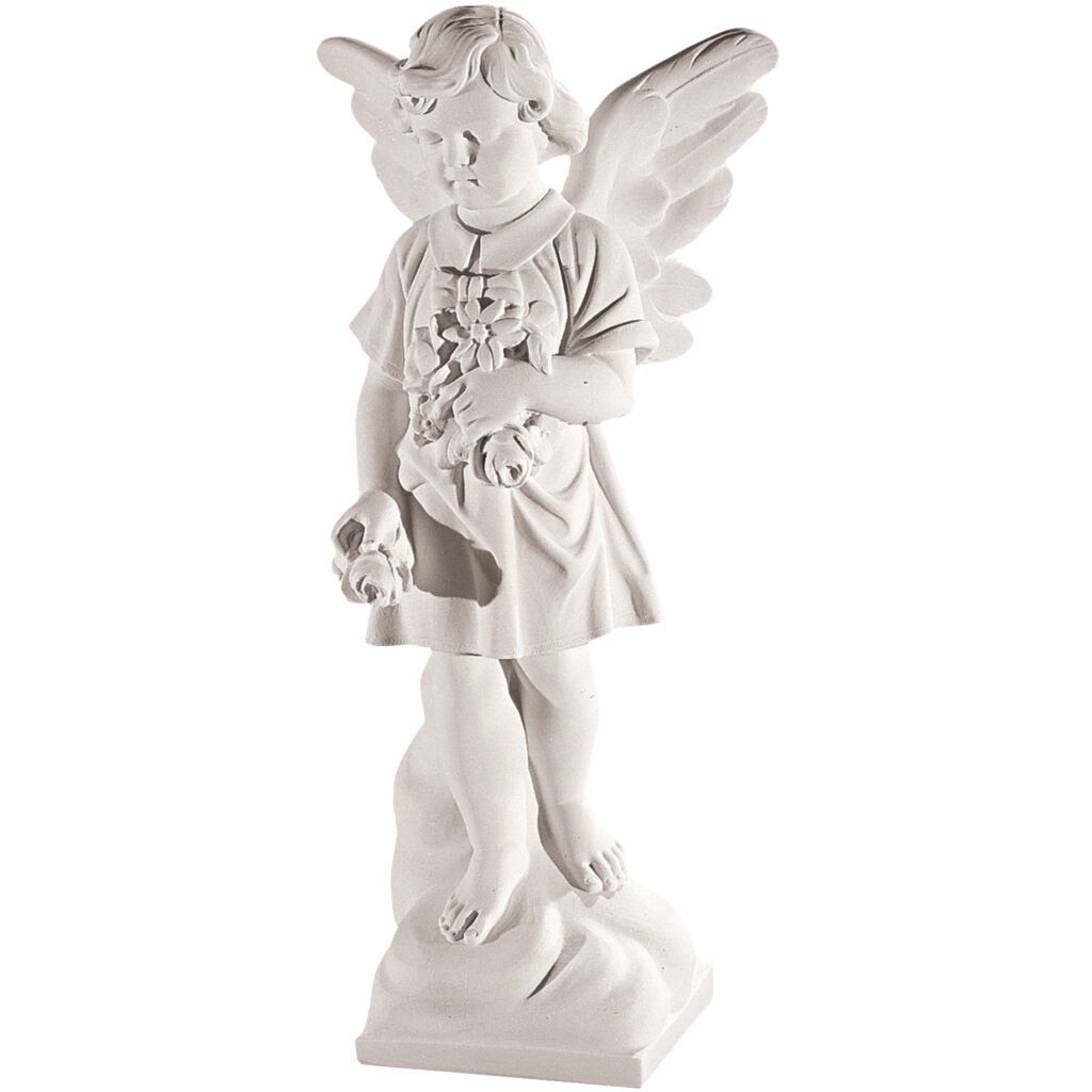 STATUE ANGEL H.60 WHITE - Biondan