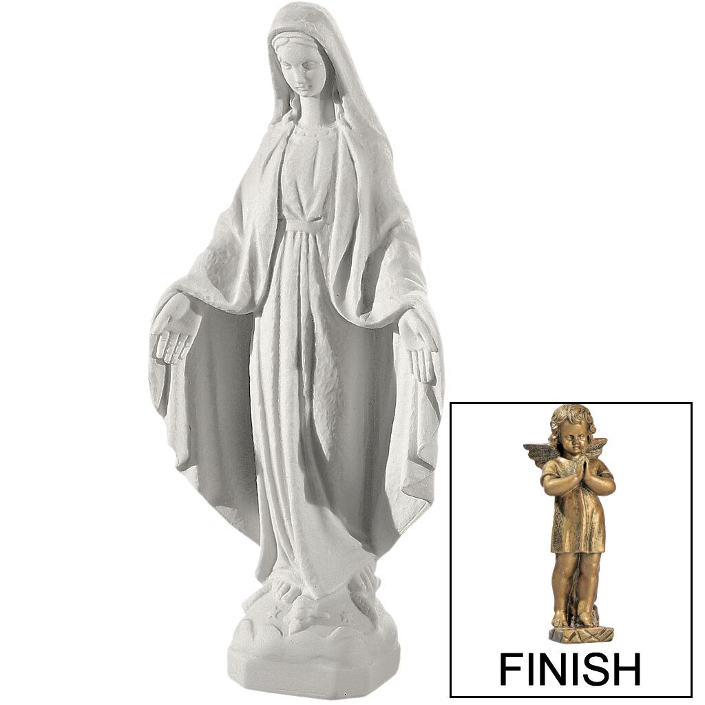 STATUE MADONNA H.35 GOLDEN - Biondan