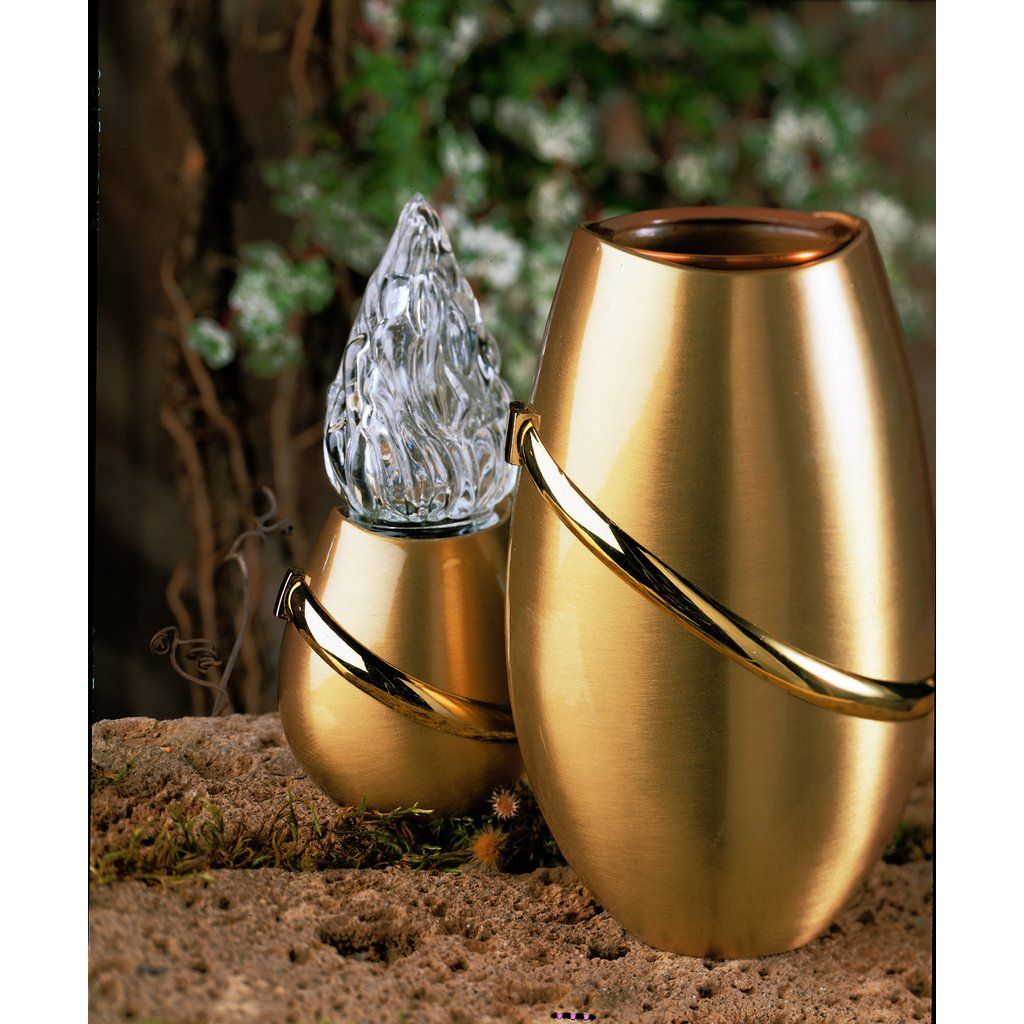 VASE ALLIANCE GOLD WALL MT. H.21X13X11 - Biondan