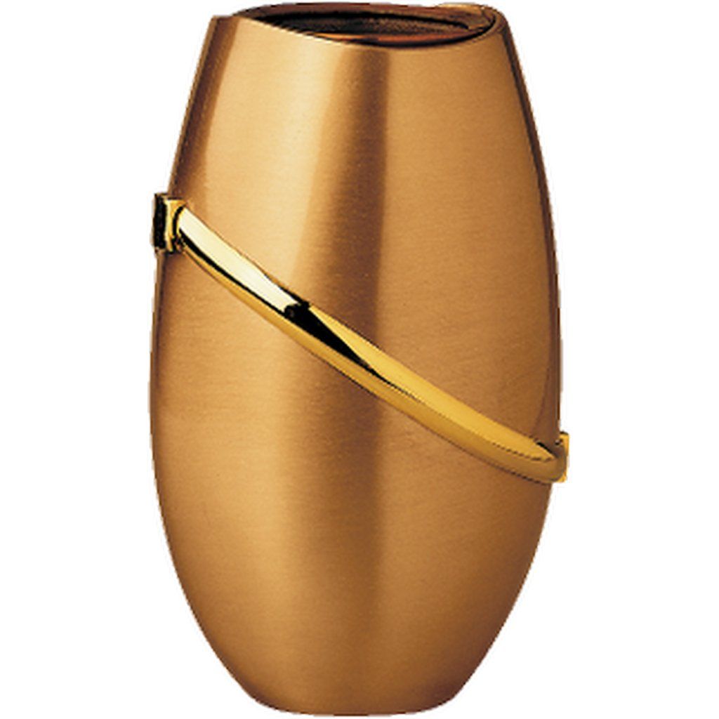 VASE ALLIANCE GOLD WALL MT. H.21X13X11 - Biondan